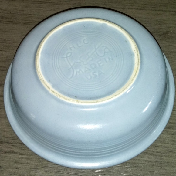 Fiesta | Dining | Vintage Genuine Fiesta Fiestaware Hlc Periwinkle Blue ...